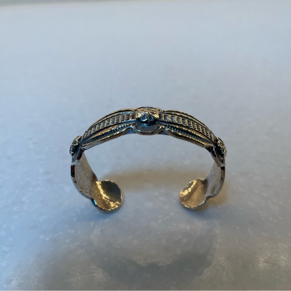 Vintage David Reeves Navajo Sterling Silver - Gem